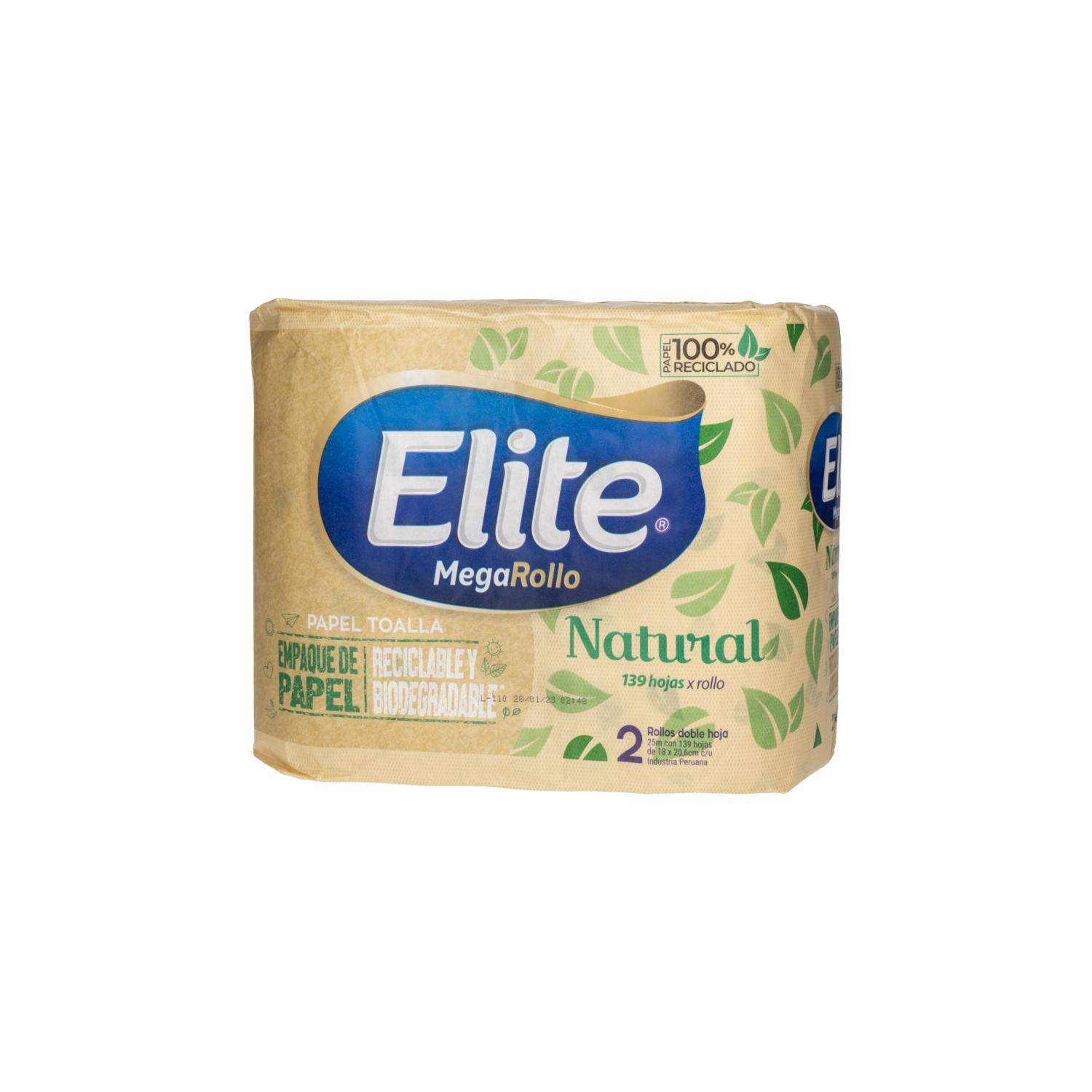 Toalla De Papel Desechable Biodegradable ELITE 2 X 25 M - Supermaxi