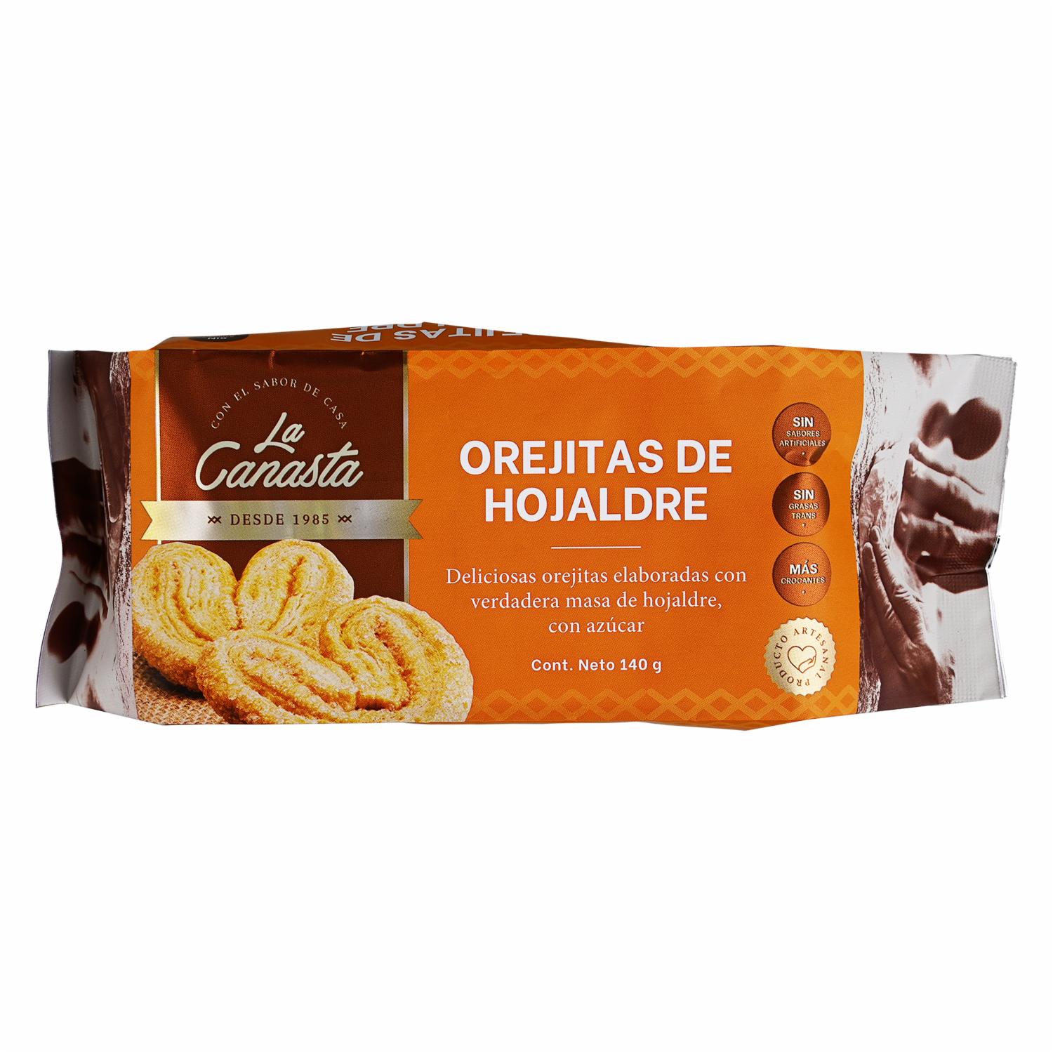 Orejas De Hojaldre LA CANASTA 140 G - Supermaxi