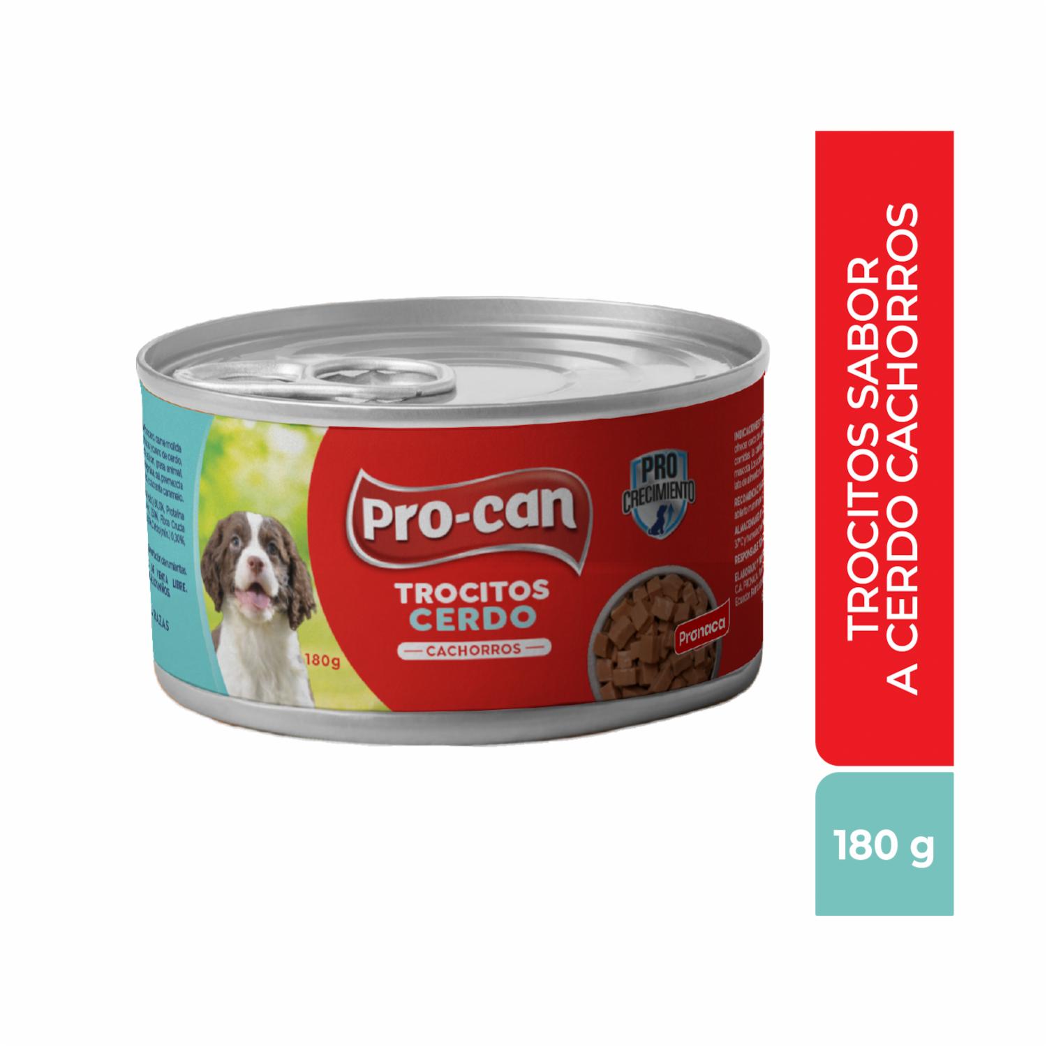 Alimento Húmedo Para Perros Cachorro Cerdo PRO-CAN 180 G - Supermaxi