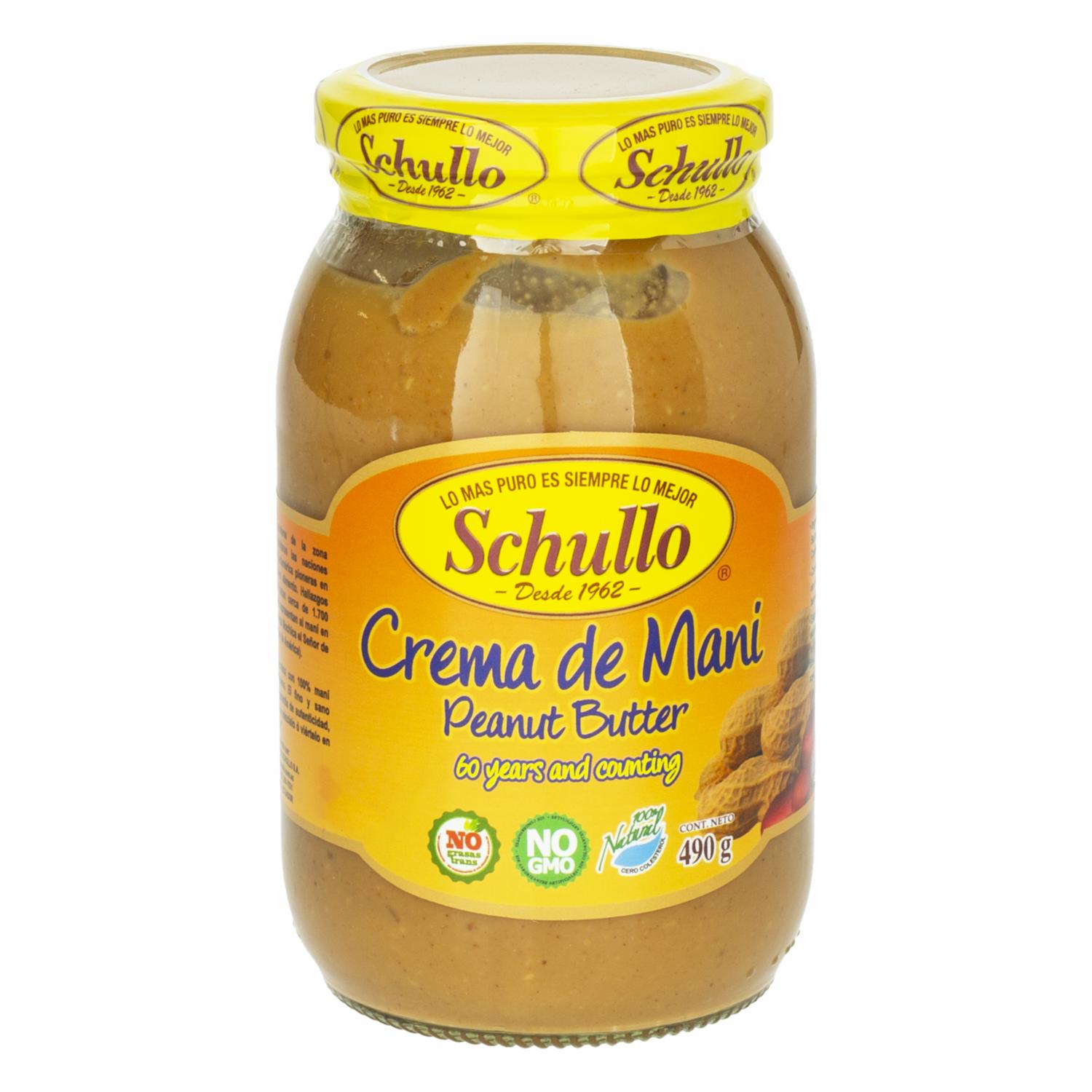 Mantequilla De Maní Baja En Azúcar SCHULLO 490 G - Supermaxi