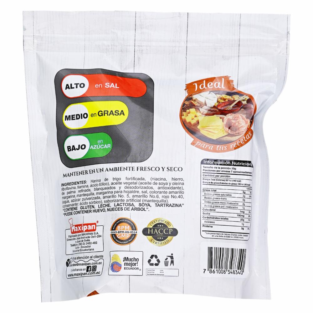 Galleta De Sal Artesanal MAXIPAN 200 G - Supermaxi