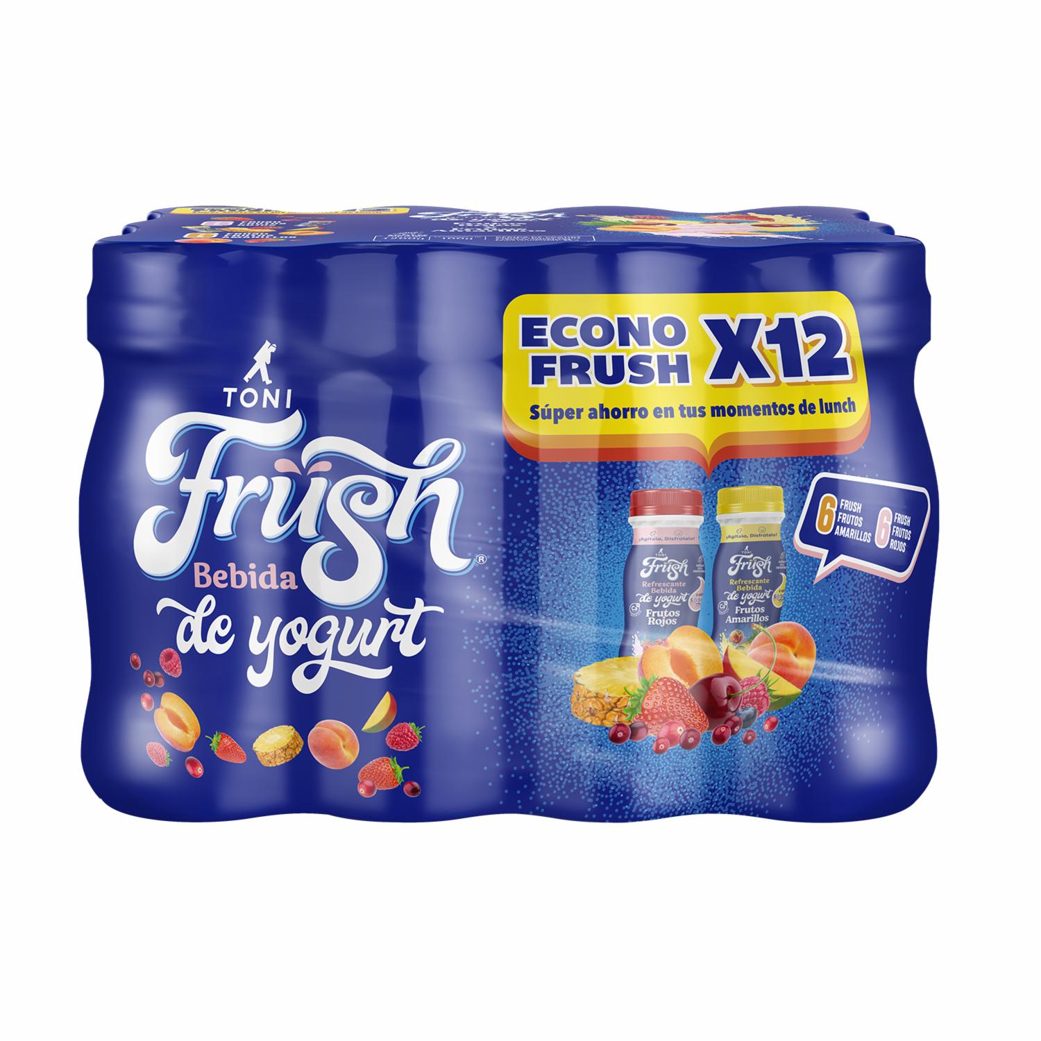 Bebida De Yogurt Sabores Surtidos FRUSH 12 X 100 G - Supermaxi