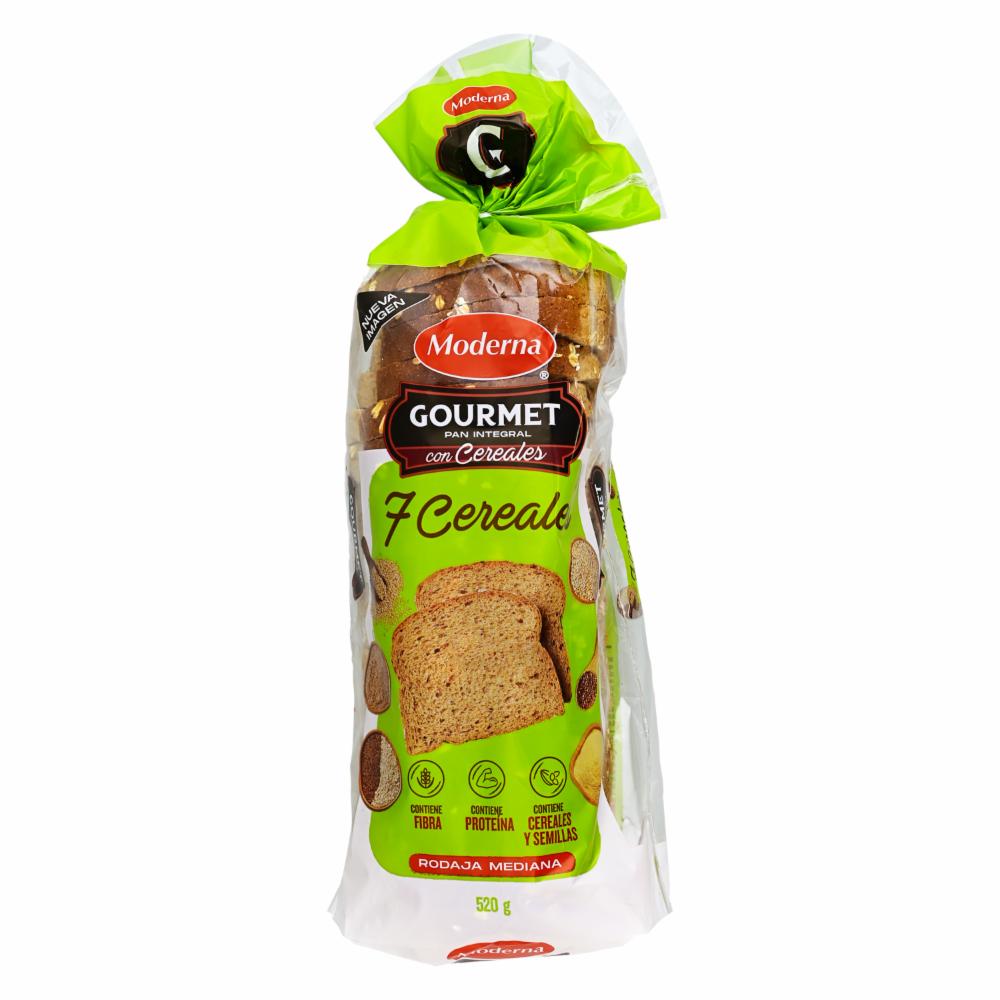 Pan Gourmet 7 Cereales MODERNA 520 g - Supermaxi