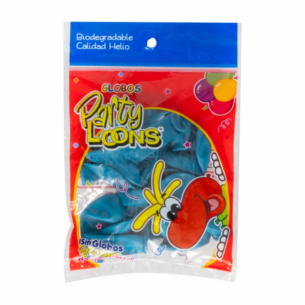 Globo N9 Turquesa PARTY COLORS X 10 Uds - Supermaxi