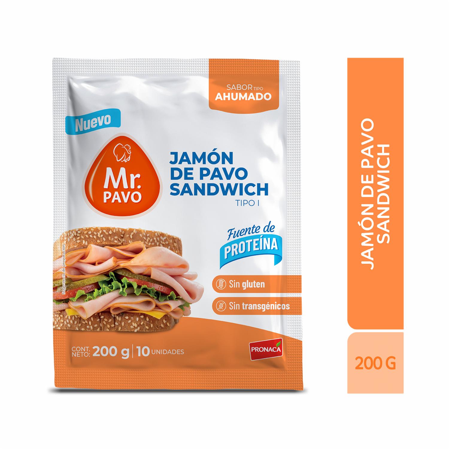 Jamón Sandwich De Pavo MR. PAVO 200 G - Supermaxi