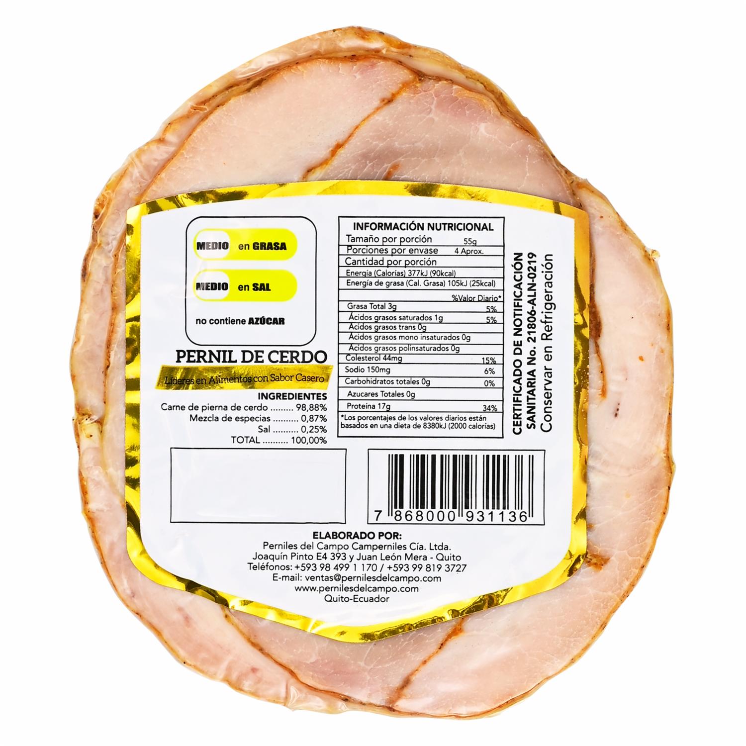 Pernil De Cerdo PERNILES DEL CAMPO 125G - Supermaxi