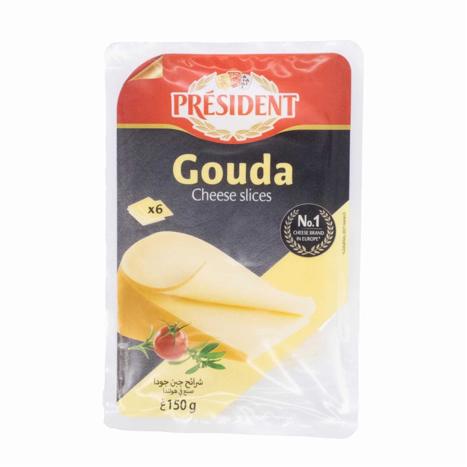 Queso Gouda Rebanado PRÉSIDENT 150 G - Supermaxi