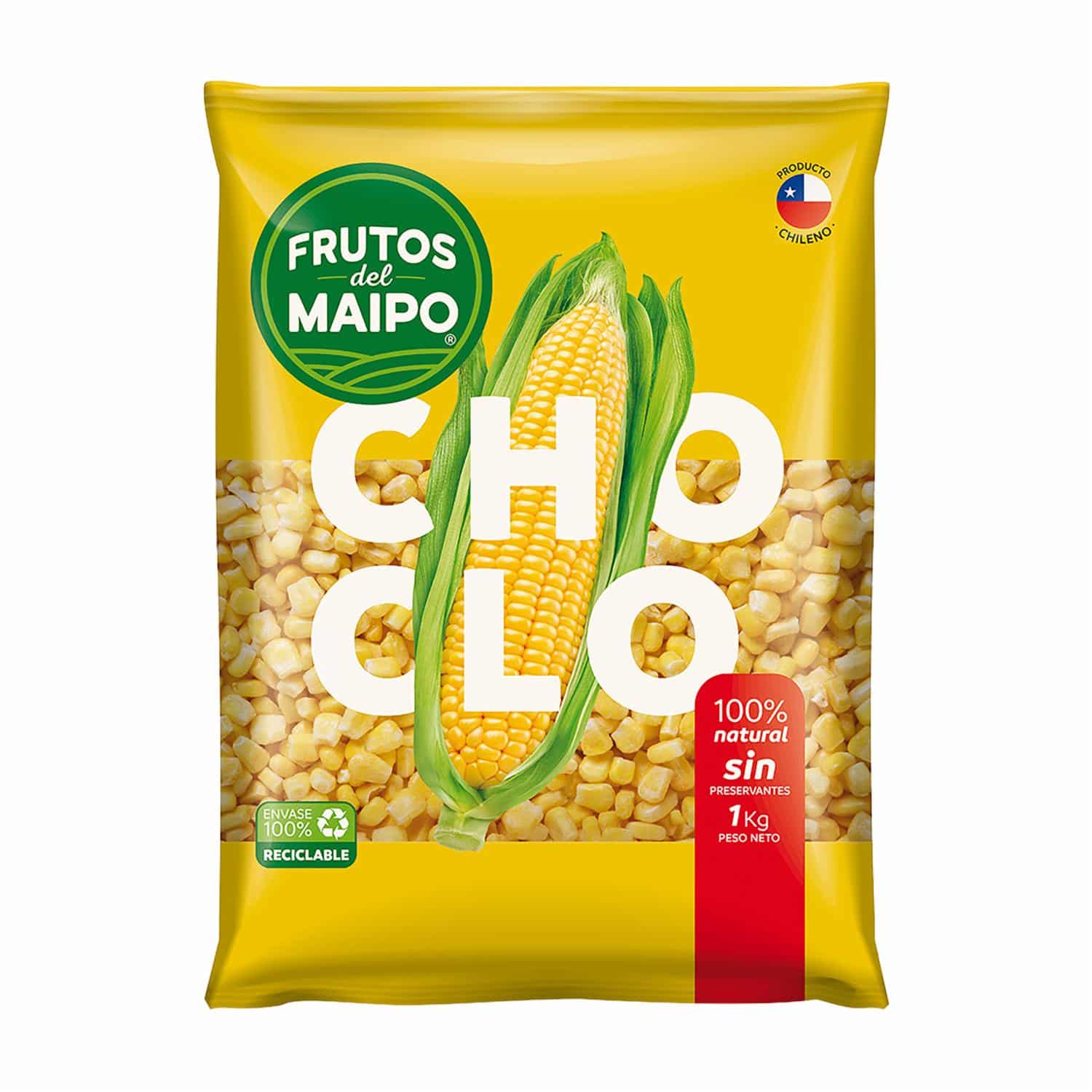 Choclo Fresco Congelado FRUTOS DEL MAIPO 1 Kg - Supermaxi