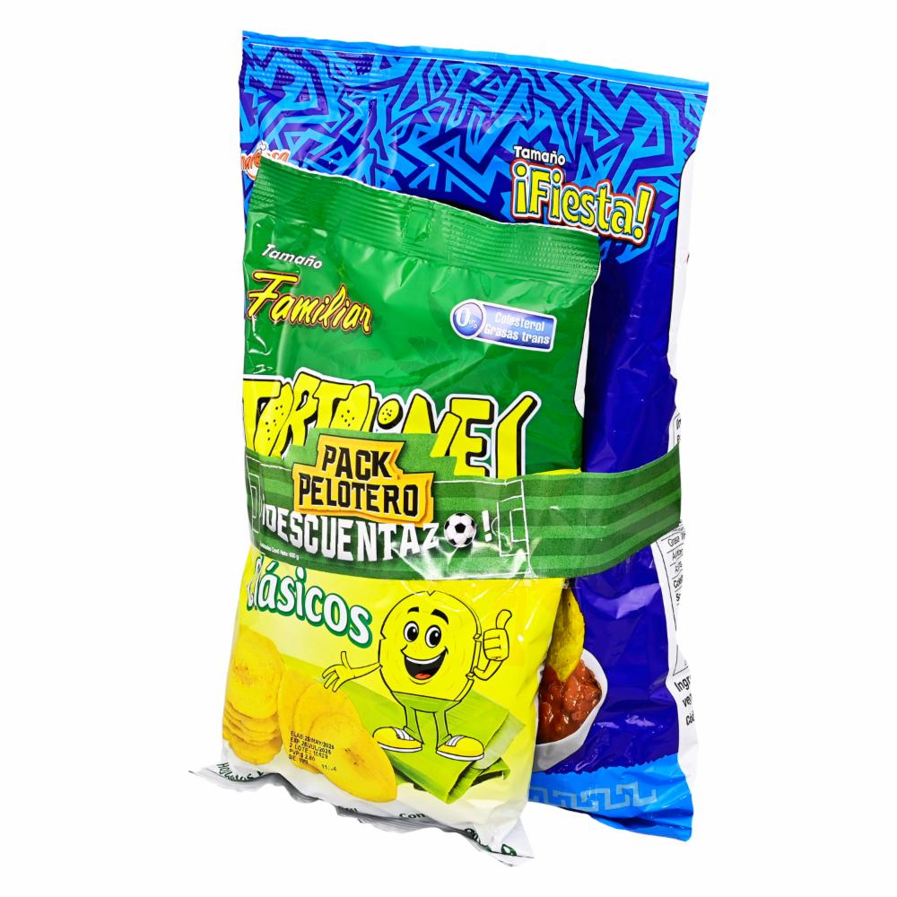 Pack Botanas De Maíz Pelotero+Tortolines RONDITOS 2 X 300 Gr - Supermaxi