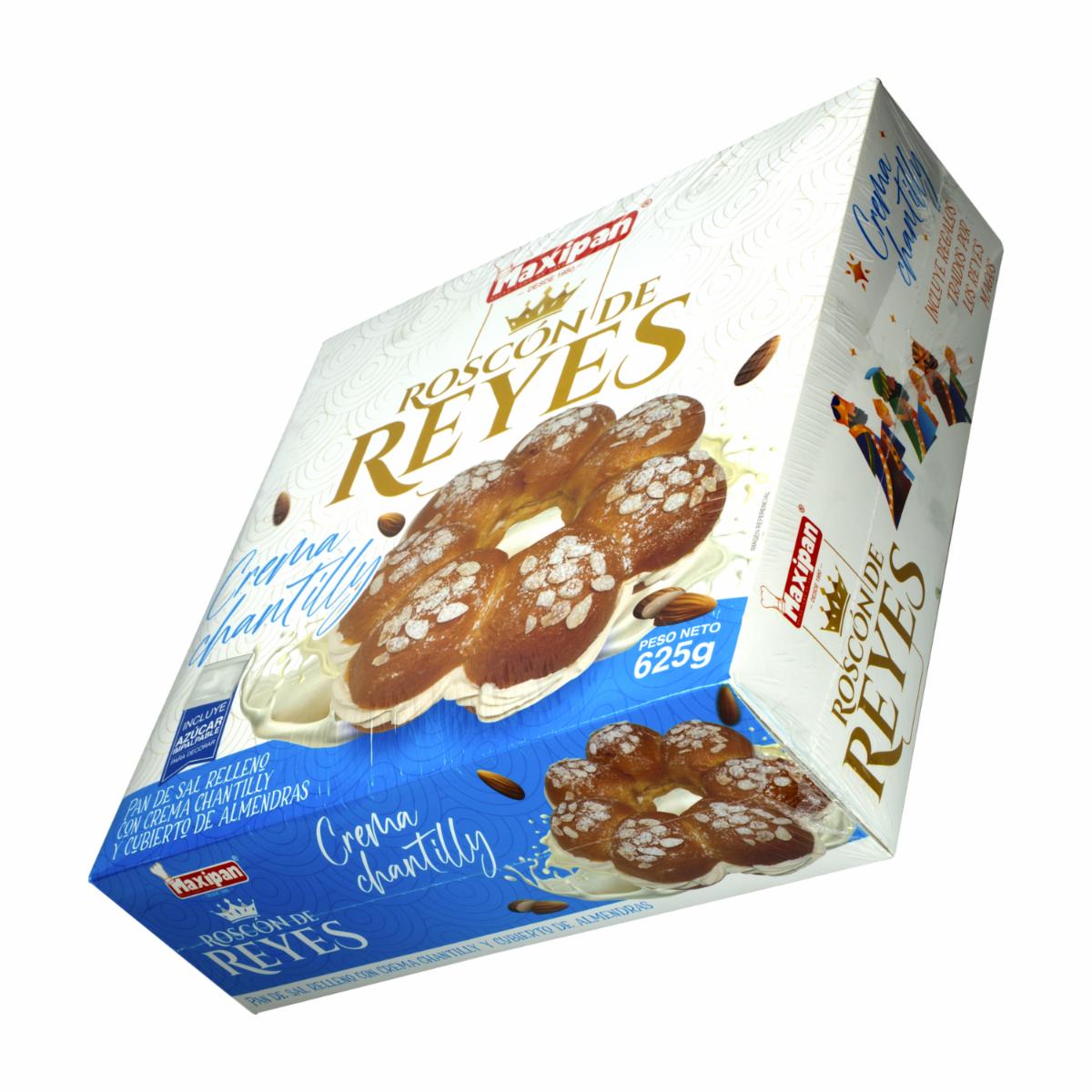 Rosca De Reyes De Crema Chantilly MAXIPAN 625 G - Supermaxi