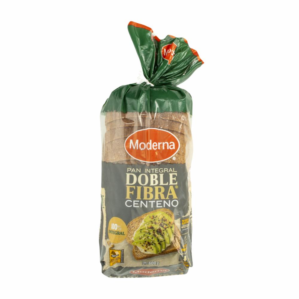 Pan integral Doble Fibra Centeno MODERNA 600 G - Supermaxi
