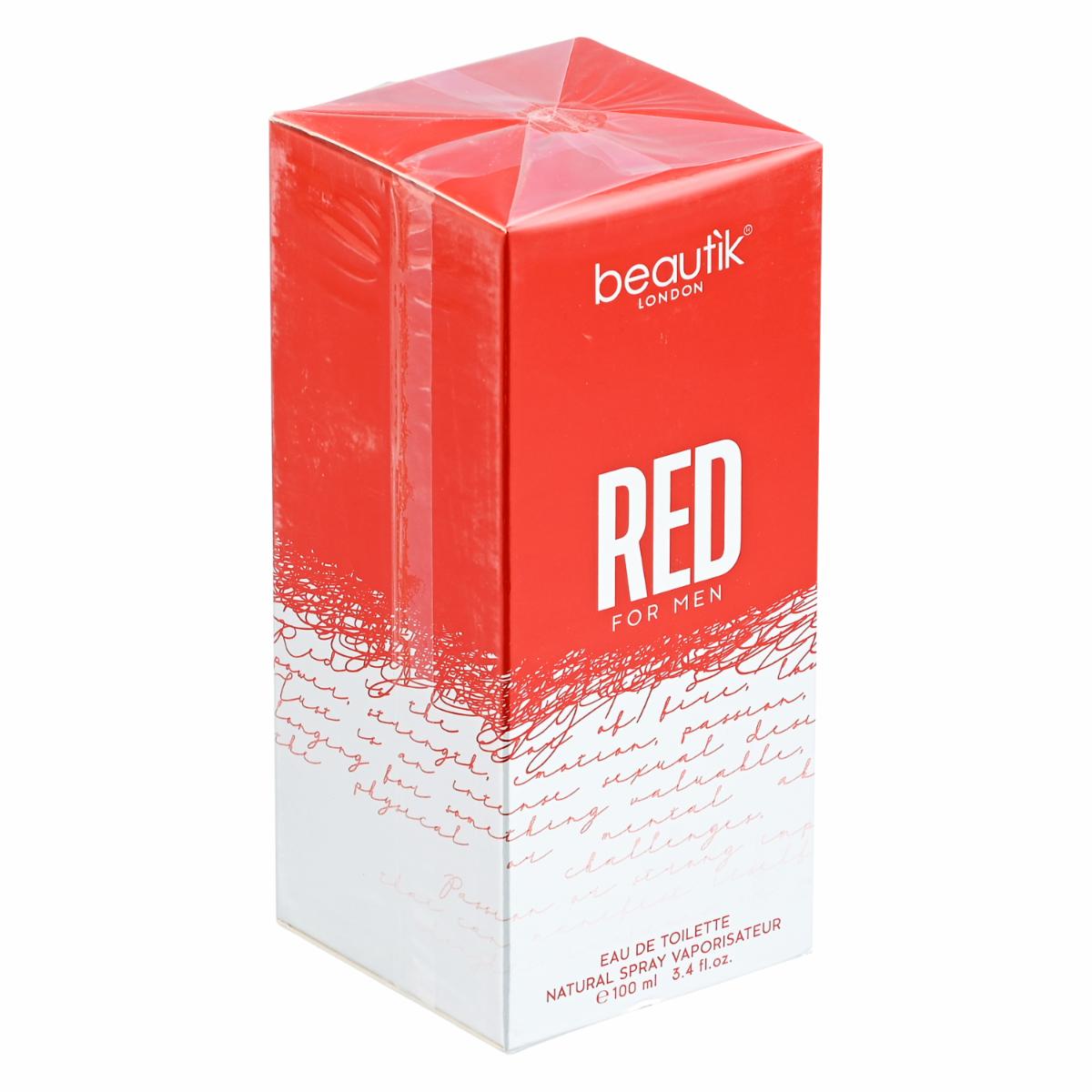 Fragancia Para Caballero Red BEAUTÌK LONDON EDT - Supermaxi