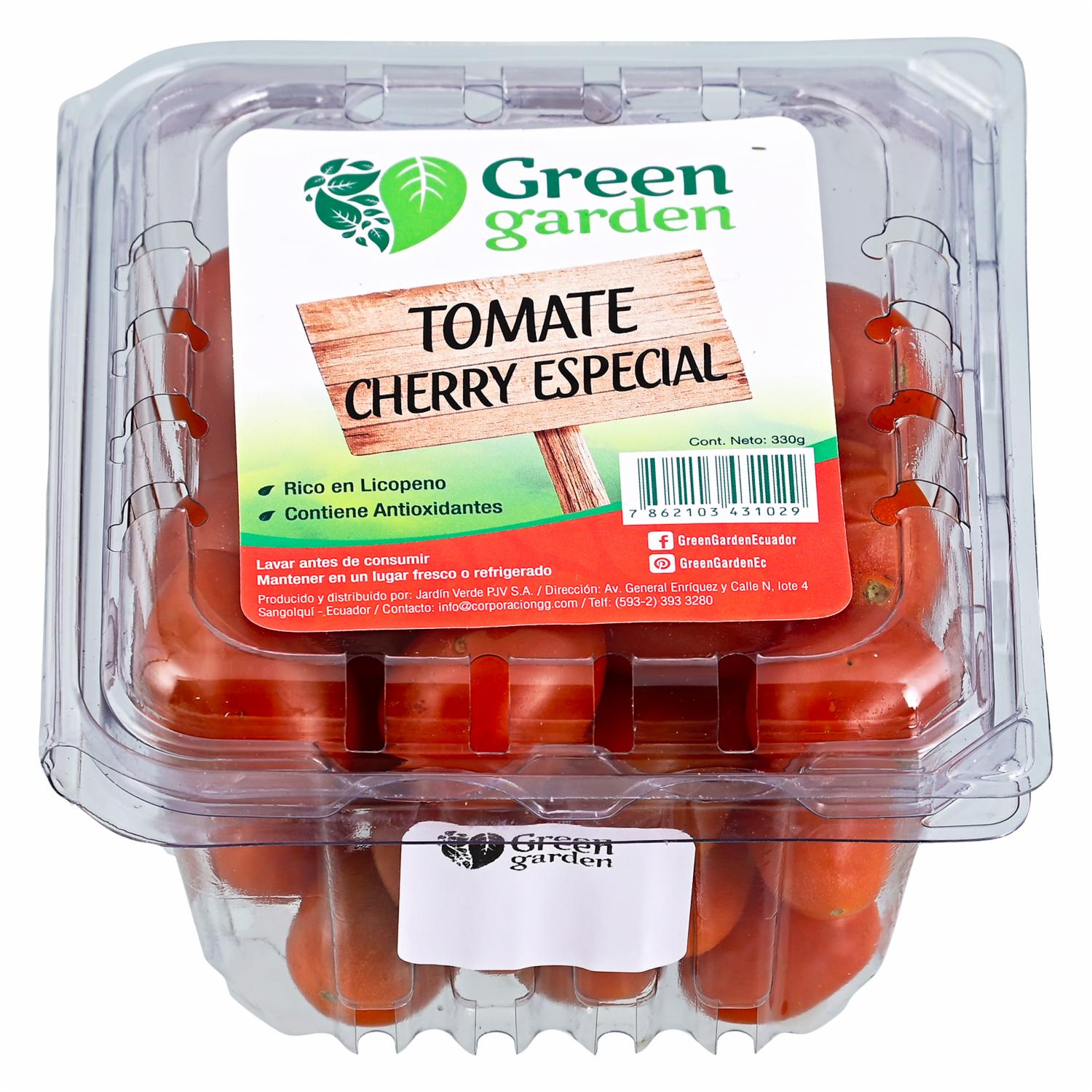 Tomate Cherry Perita GREEN GARDEN 330 G - Supermaxi