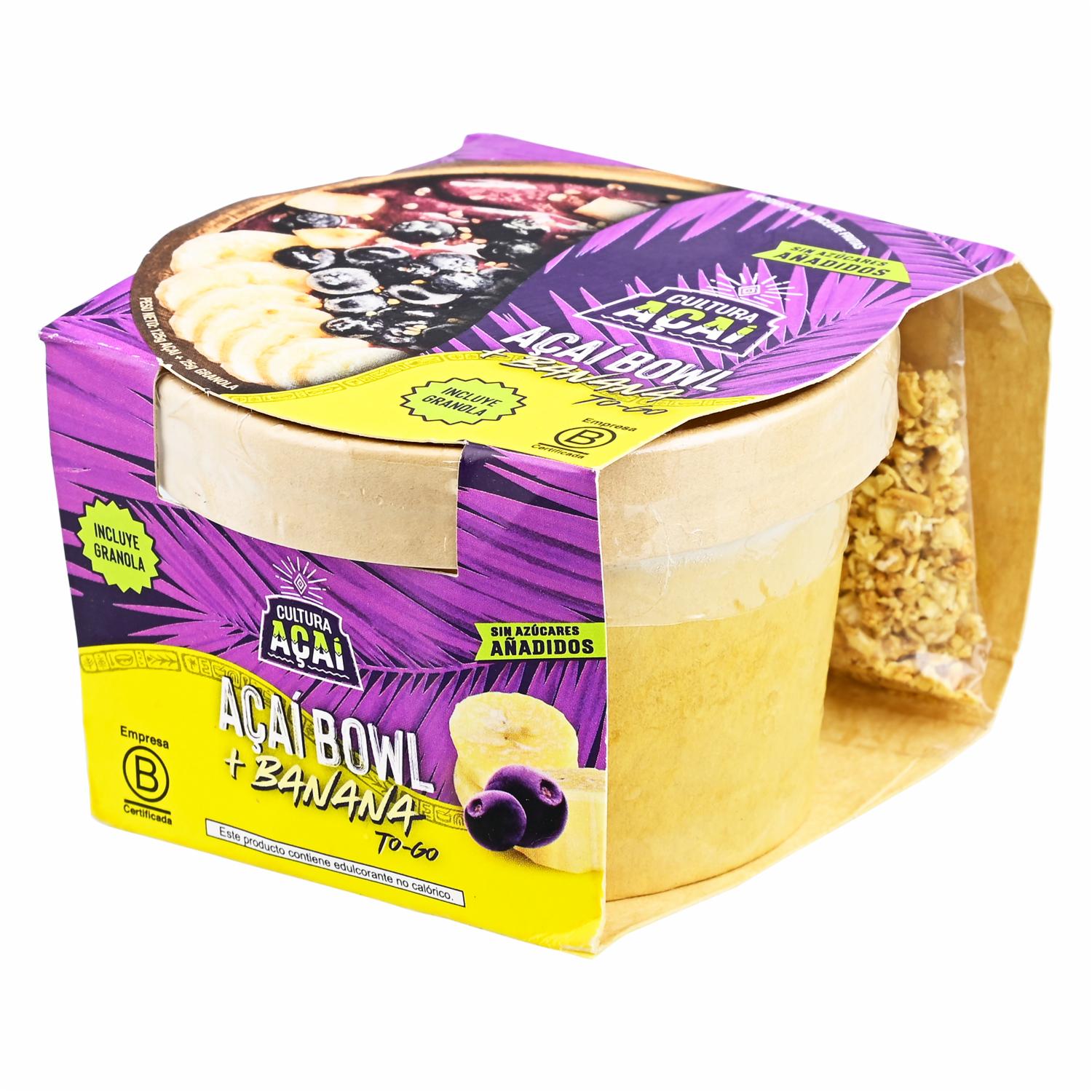 Açaí Bowl Con Banana CULTURA AÇAÍ 150 G - Supermaxi