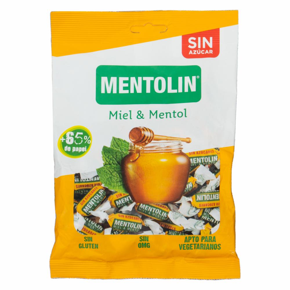 Caramelo Con Miel Y Mentol Sin Azúcar MENTOLIN 100 G - Supermaxi