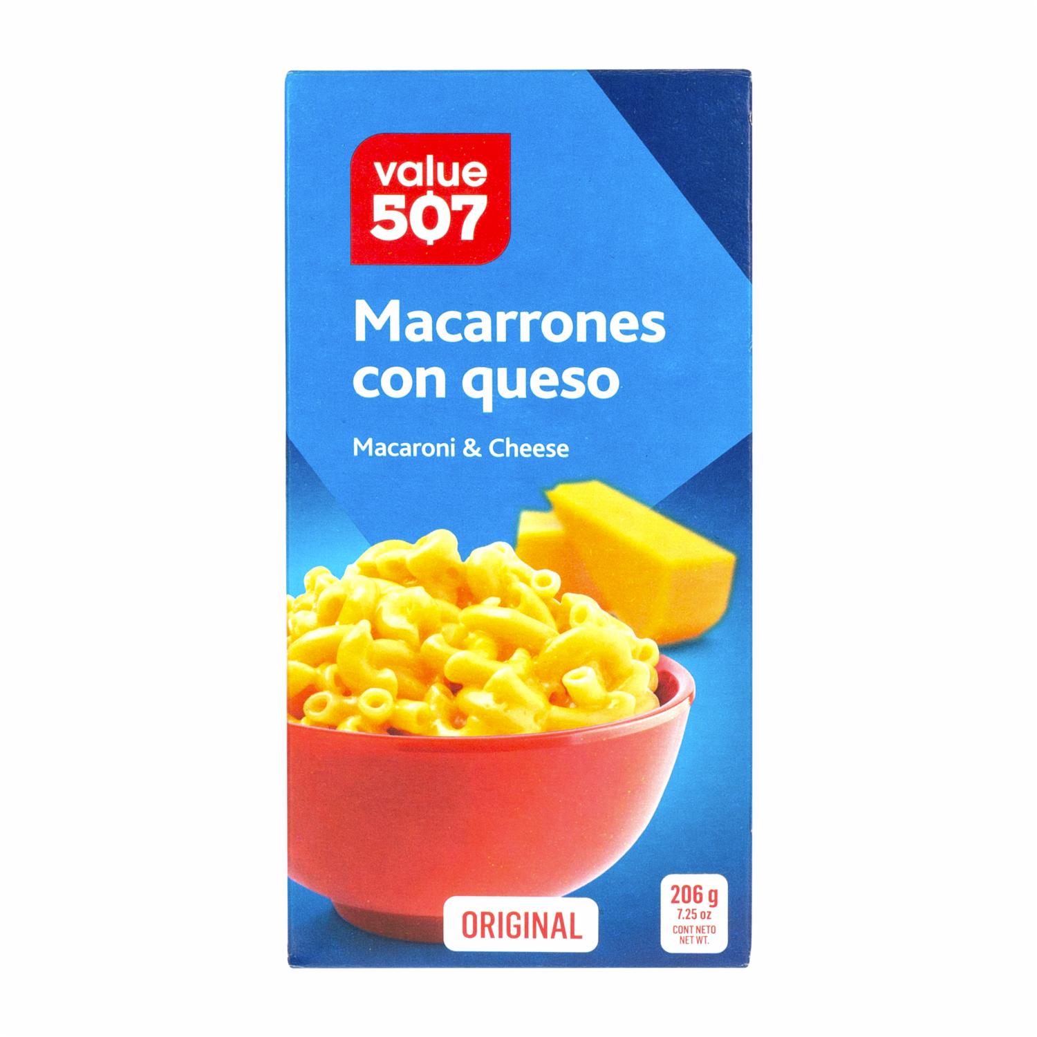Macarrones Con Salsa De Queso En Polvo VALUE 507 206 G - Supermaxi