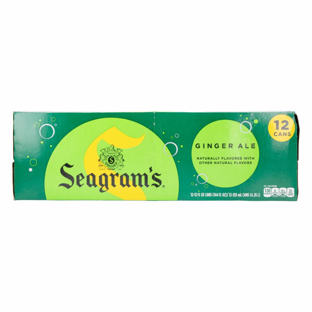 Agua Tónica Ginger Ale SEAGRAM'S 12 X 355 Ml - Supermaxi