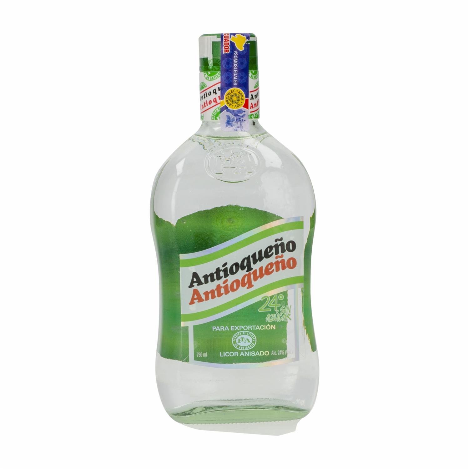 Aguardiente Verde ANTIOQUEÑO 750 Ml - Supermaxi