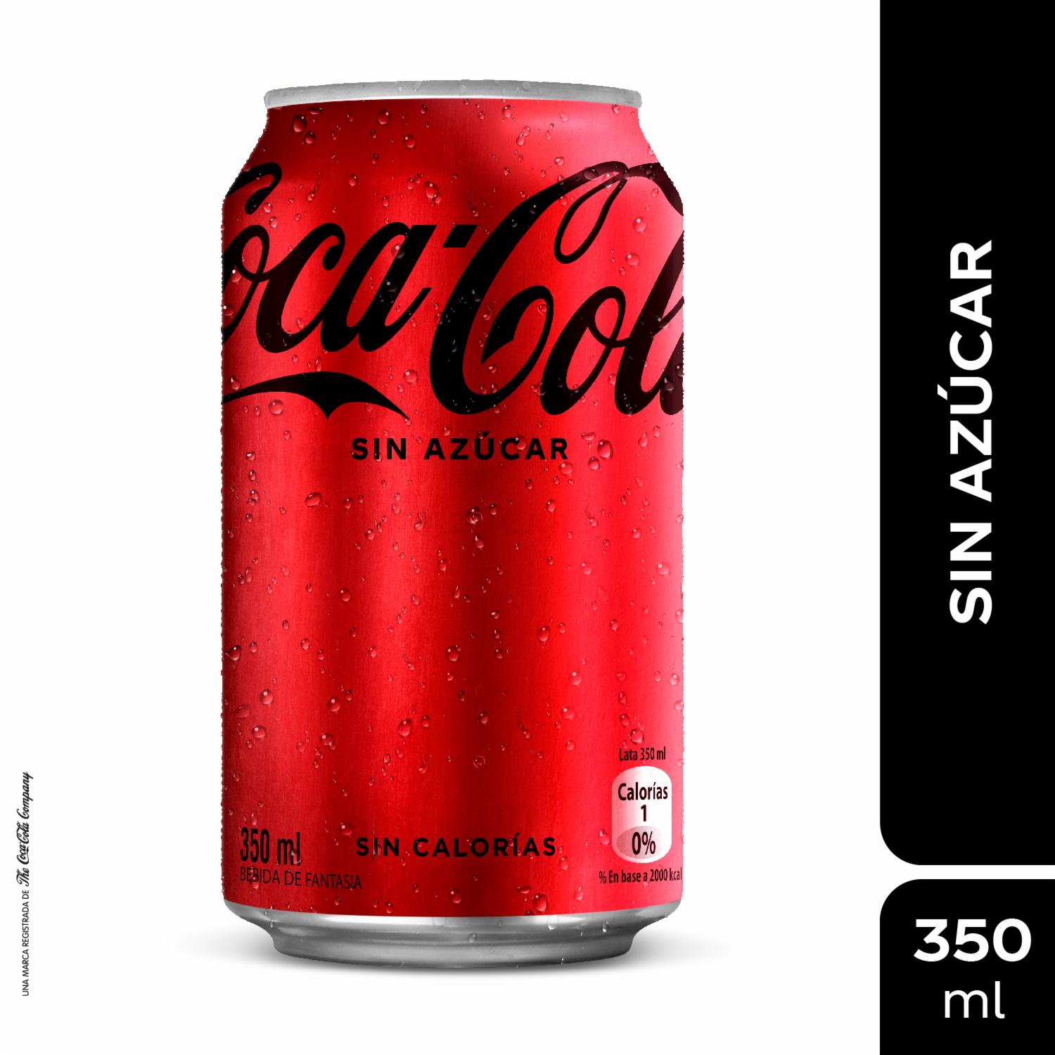 Bebida Gaseosa Sin Azúcar En Lata COCA-COLA 350 Ml - Supermaxi