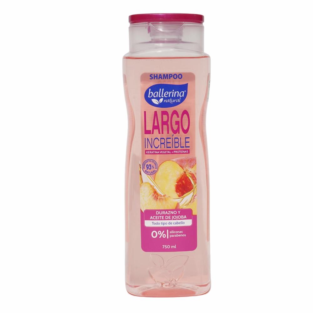 Shampoo De Cabello Largo Increíble Durazno Y Aceite De Jojoba Todo Tipo ...
