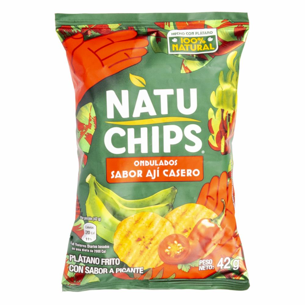 Plátano Frito Ondulado Sabor Picante NATUCHIPS 42 G - Supermaxi