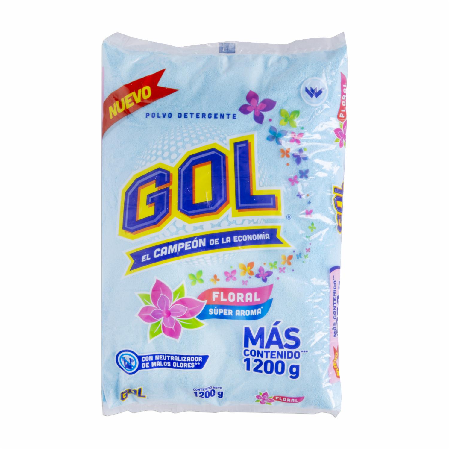 Detergente En Polvo Aroma Floral GOL 1200 G - Supermaxi