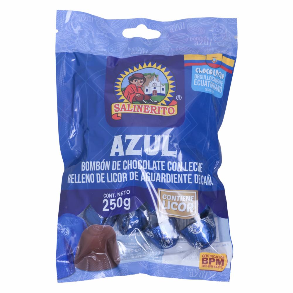 Chocolate Relleno Con Licor Pájaro Azul SALINERITO 250 G - Supermaxi