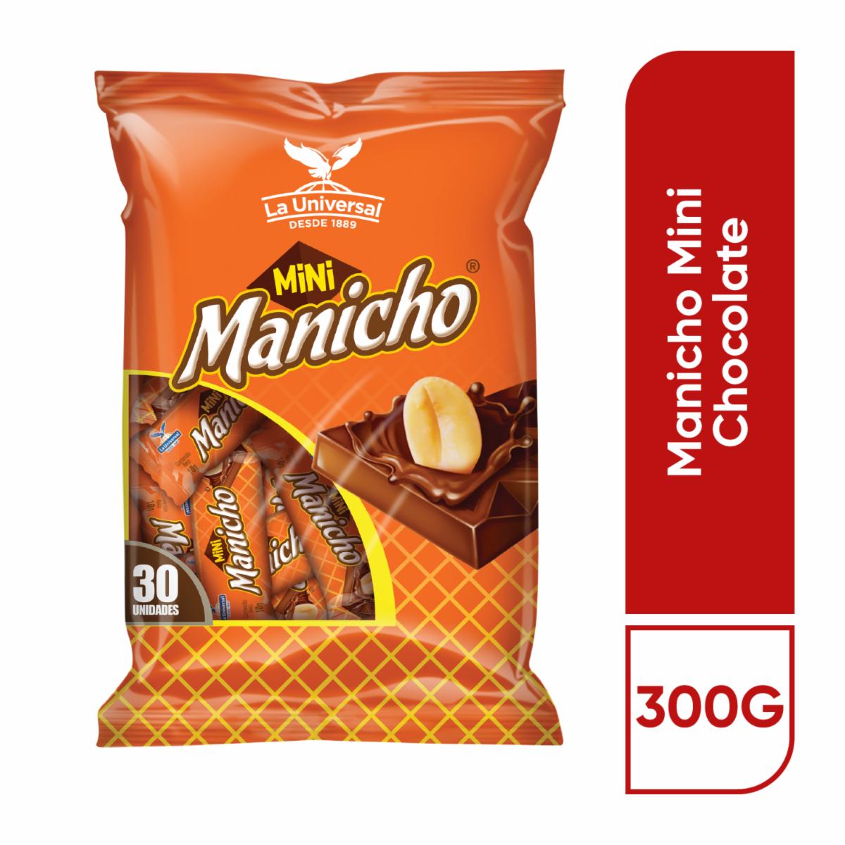 Chocolate Mini MANICHO 30 x 10 G - Supermaxi