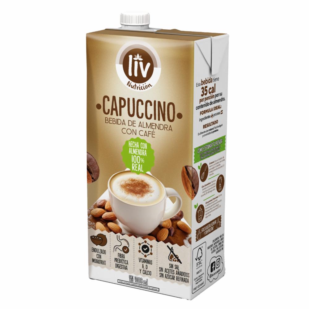 Bebida De Almendra Sabor Capuccino Endulzada Con Monkfruit LIV 1000 Ml ...