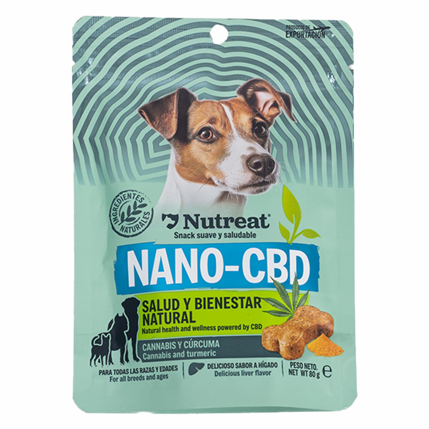 Snack Para Perro Nano CBD NUTREAT 80 G - Supermaxi