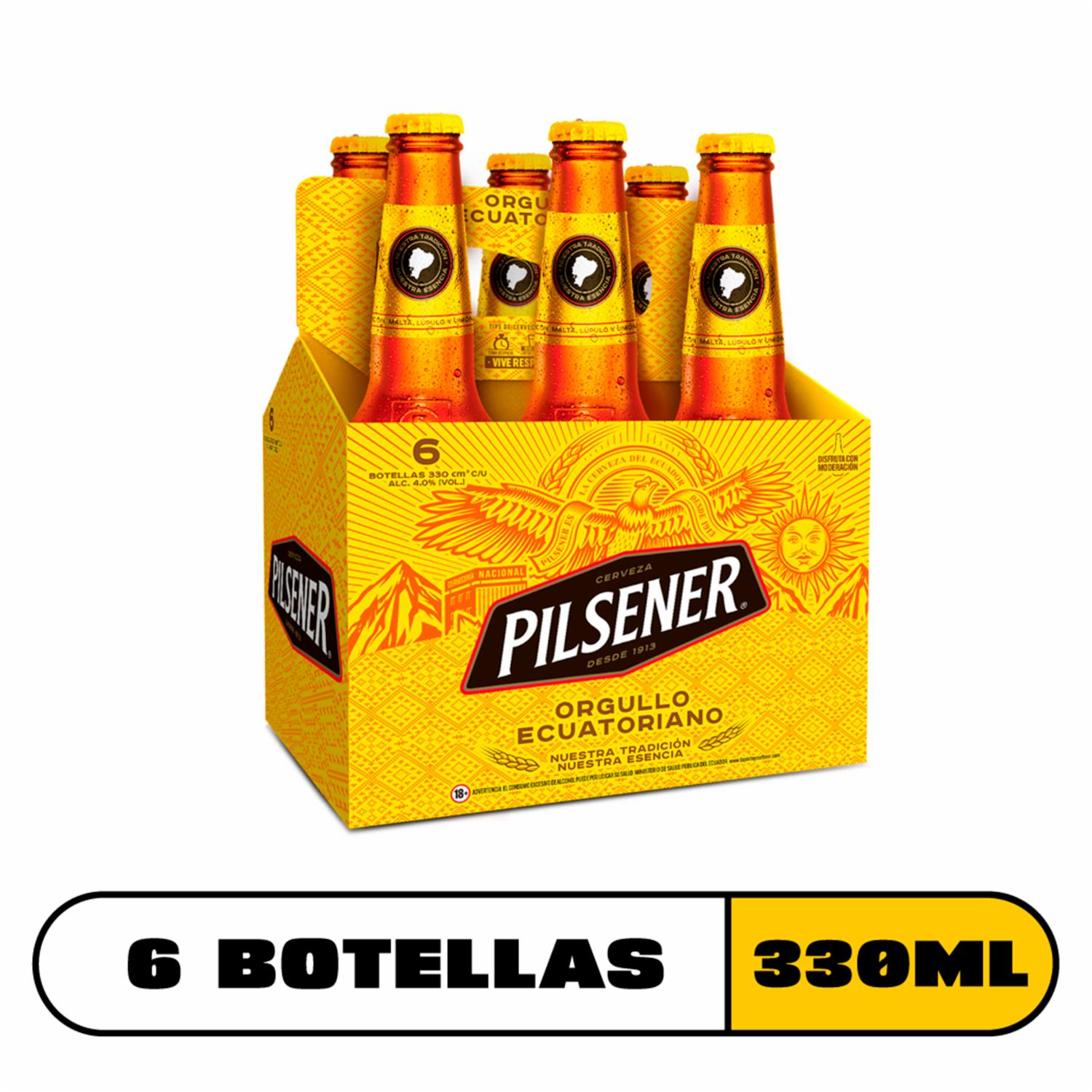 Cerveza Twist Off PILSENER 6 X 330 Ml - Supermaxi