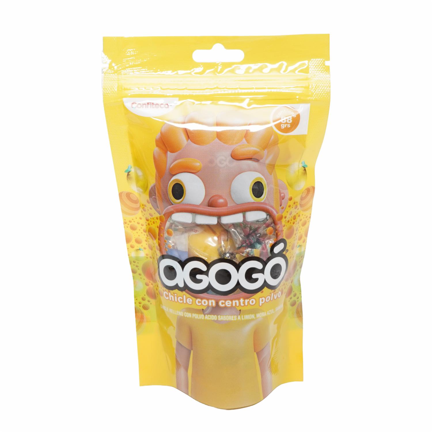 Chicle Con Centro De Polvo Acido A GOGO 88 G - Supermaxi