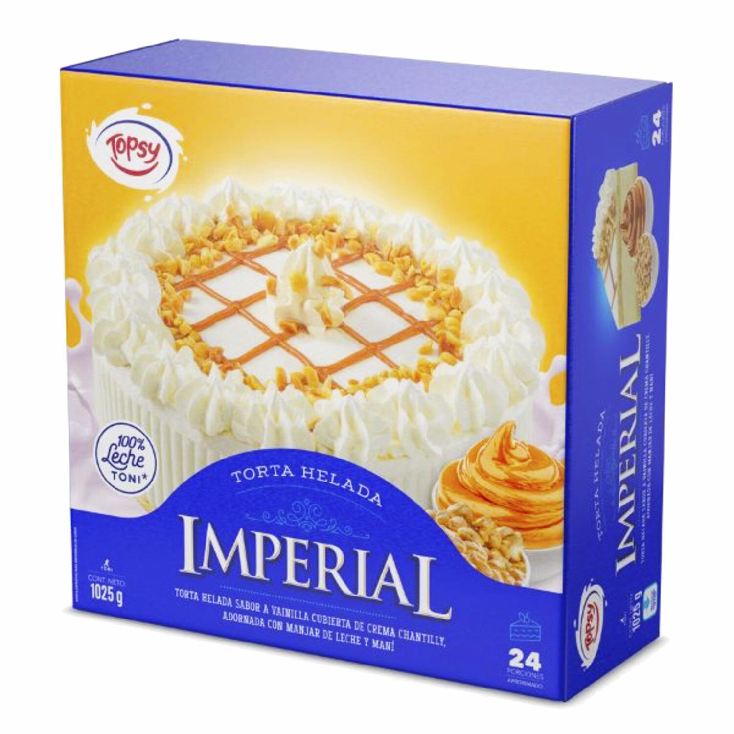 Torta De Vainilla Imperial TOPSY 1025g - Supermaxi