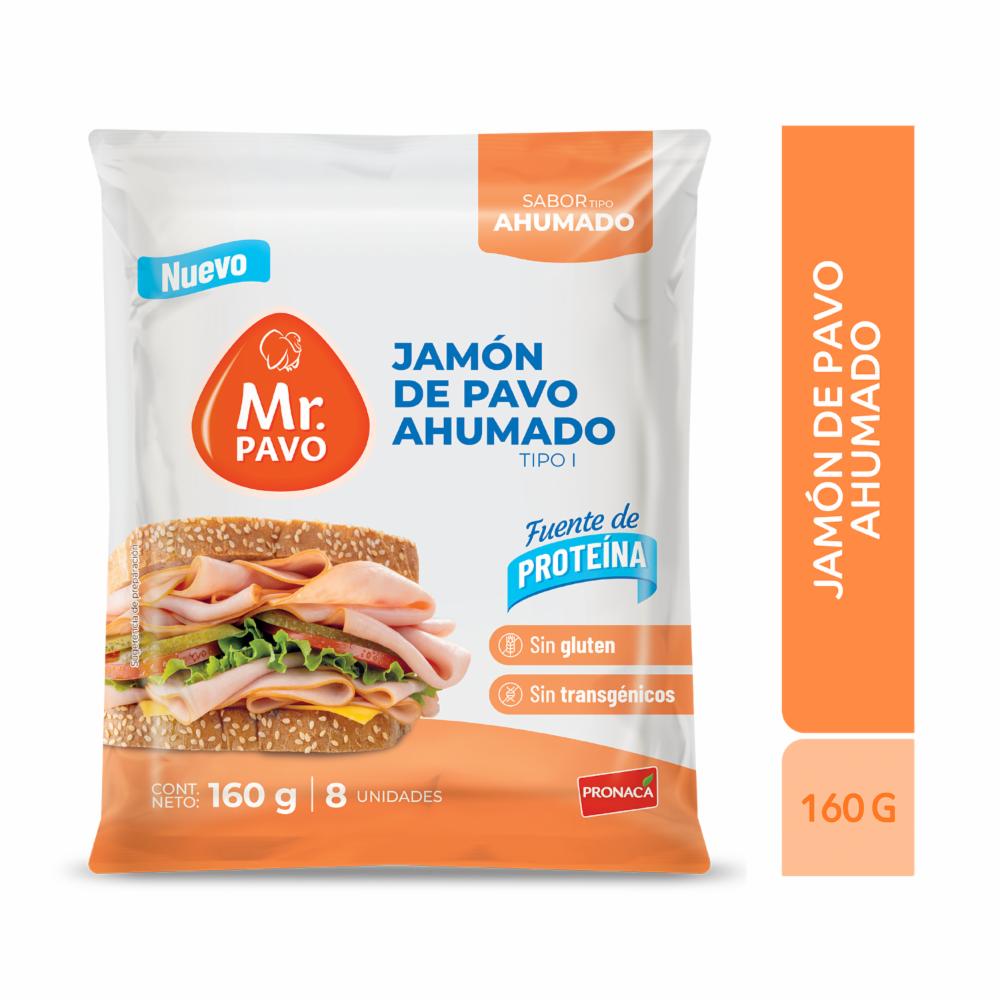 Jamón De Pavo Ahumado MR. PAVO 160 G - Supermaxi