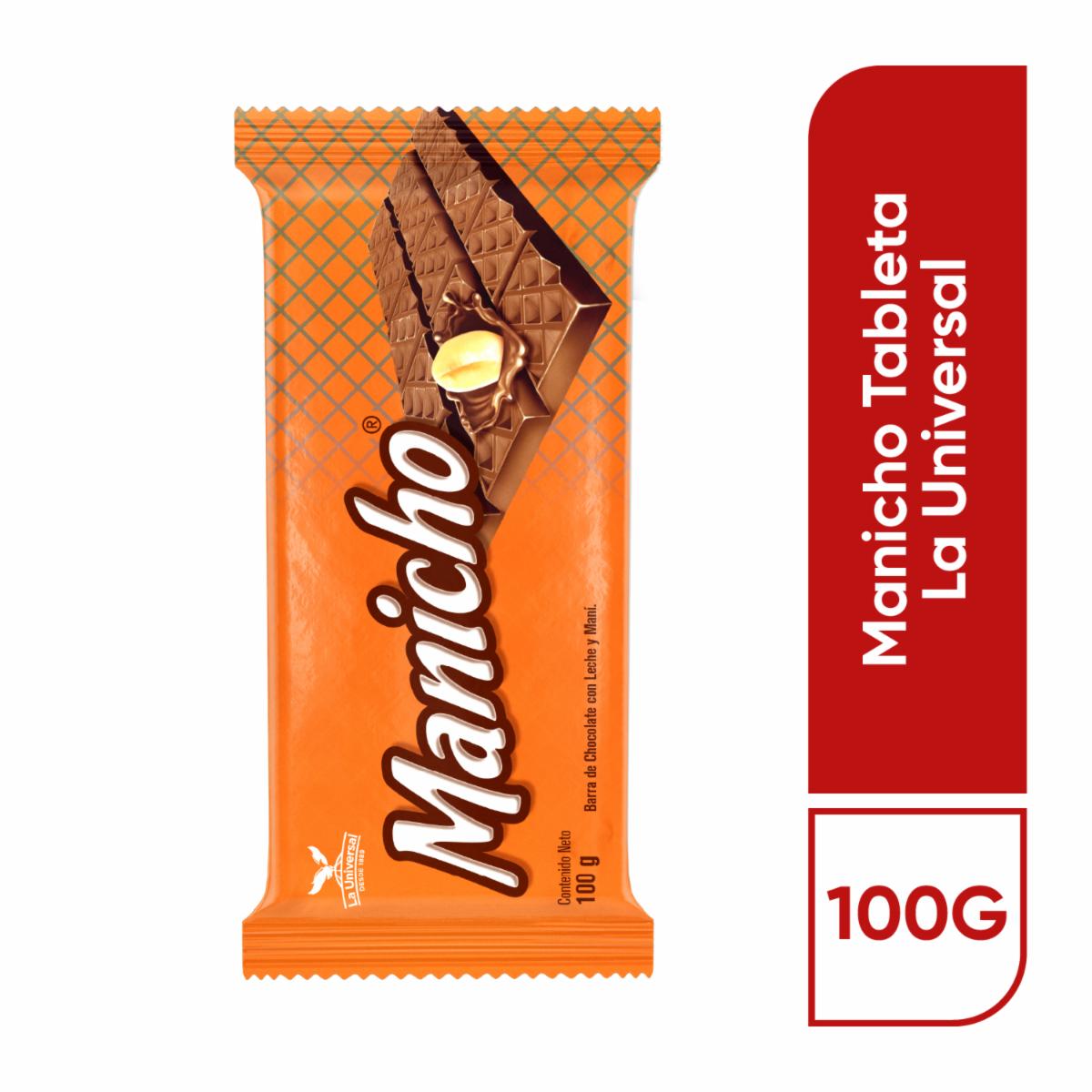 Chocolate En Tableta La Universal MANICHO 100 G - Supermaxi