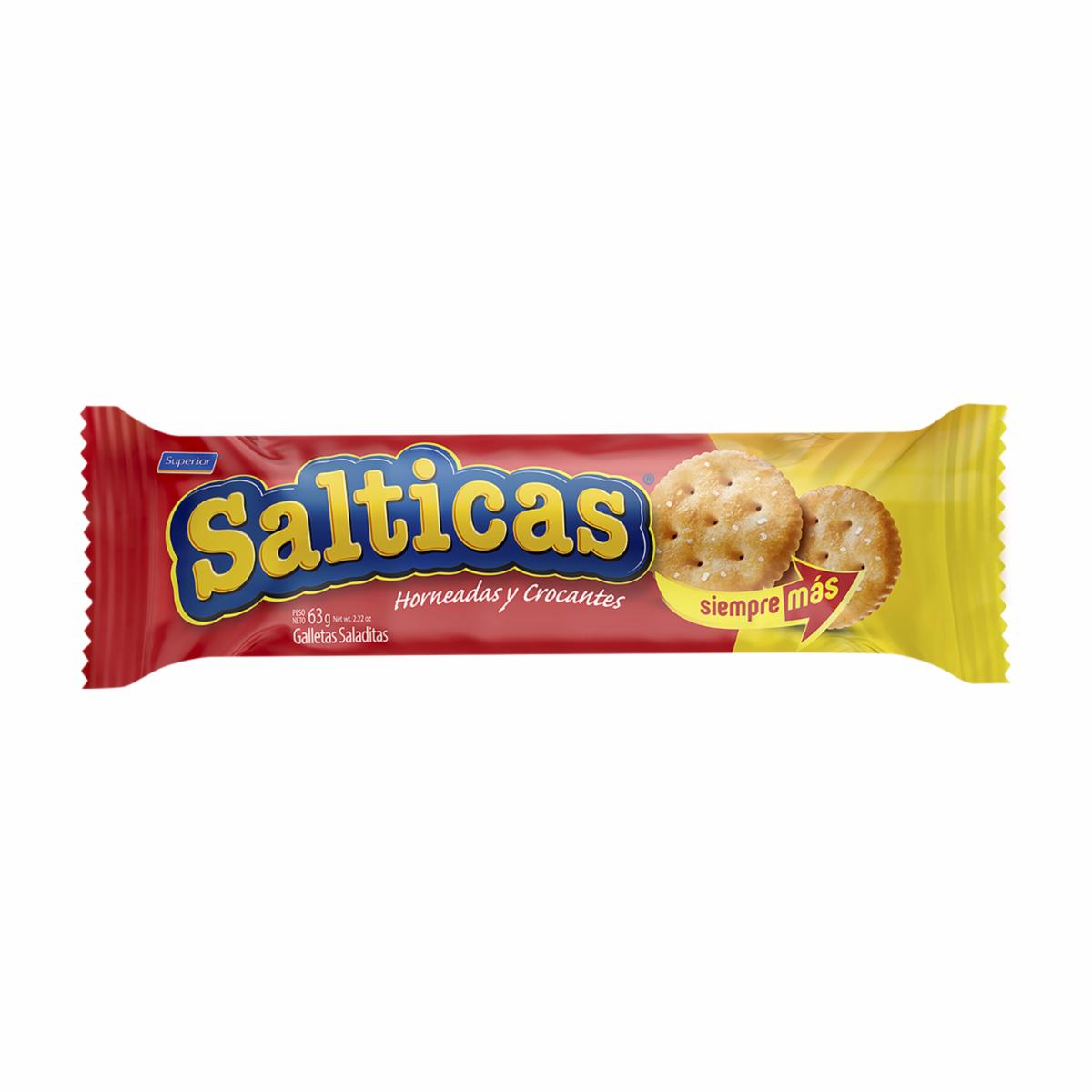 Galletas De Sal Horneadas Y Crocantes SALTICAS 63 G - Supermaxi