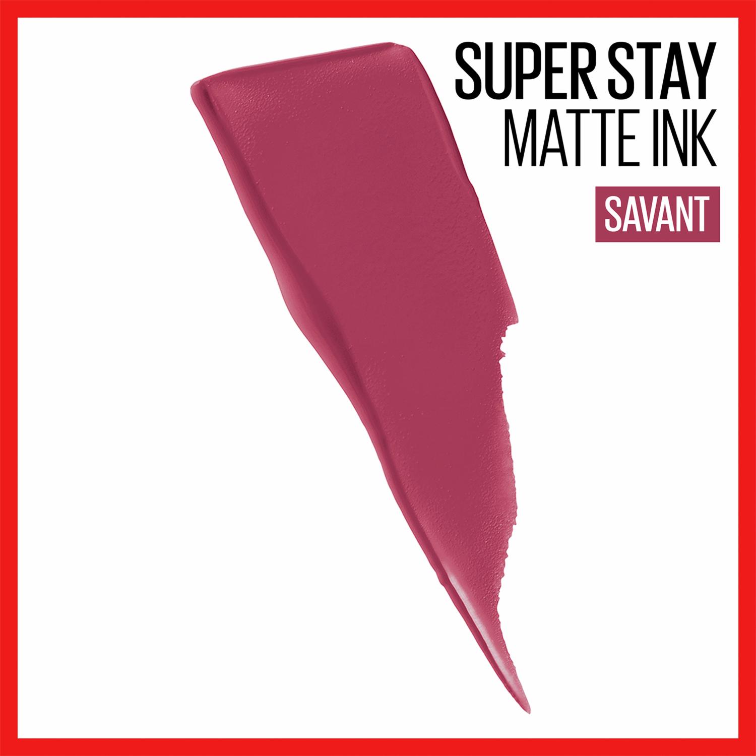 Labial Líquido Super Stay Matte Ink Tono 155 Savant MAYBELLINE NEW YORK ...