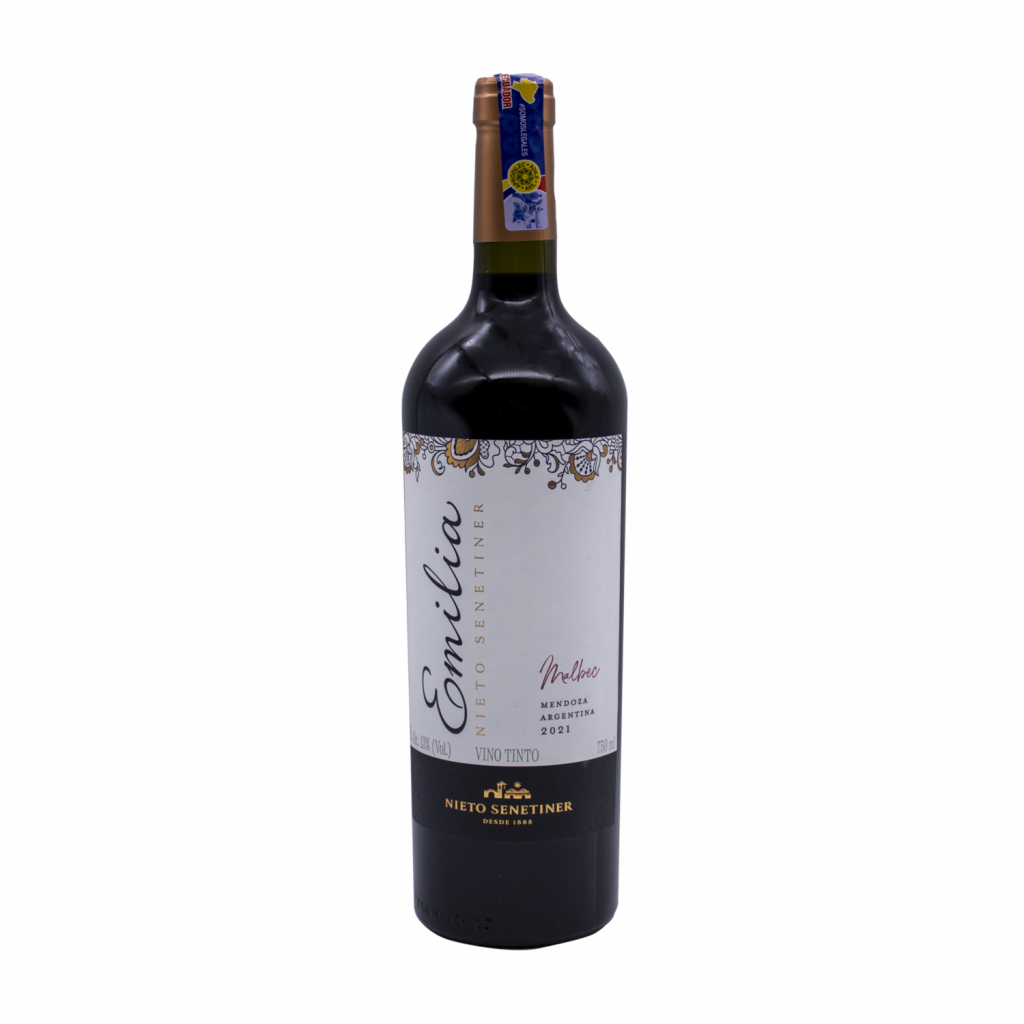 Vino Tinto Malbec Senetiner Argentino EMILIA 750 Ml - Supermaxi