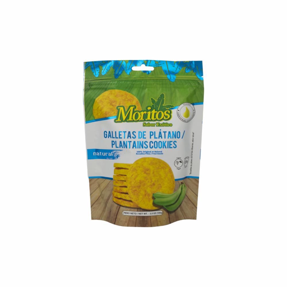Galletas Sabor Exótico De Plátano MORITOS 100 g - Supermaxi