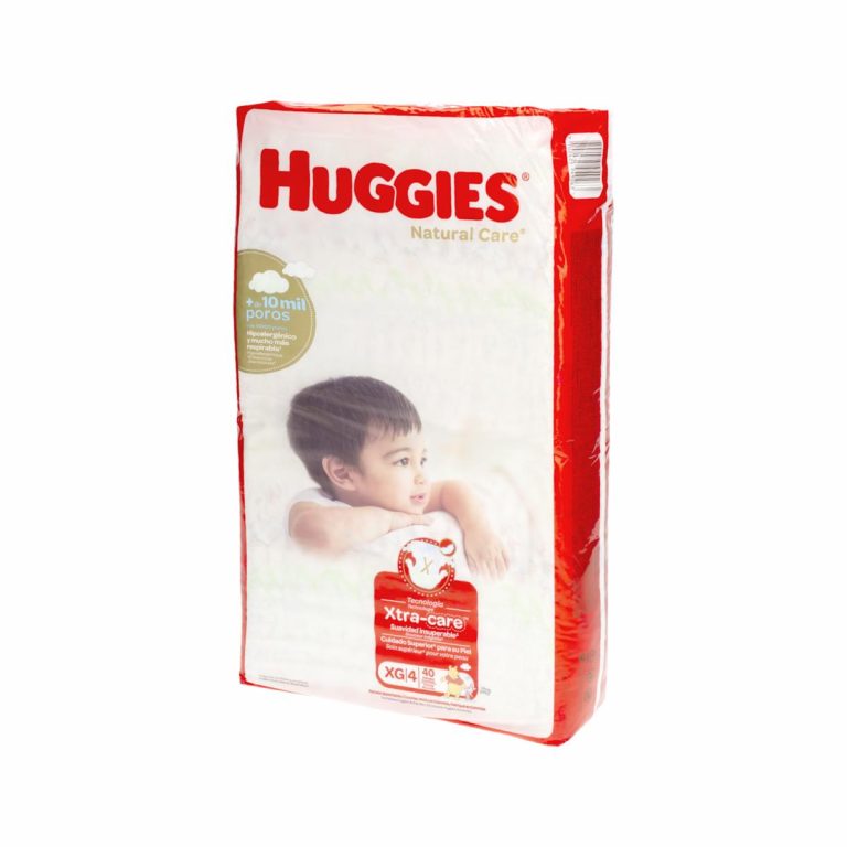 Pañales Desechables Natural Care XG Etapa 4 HUGGIES X 40 Uds - Supermaxi