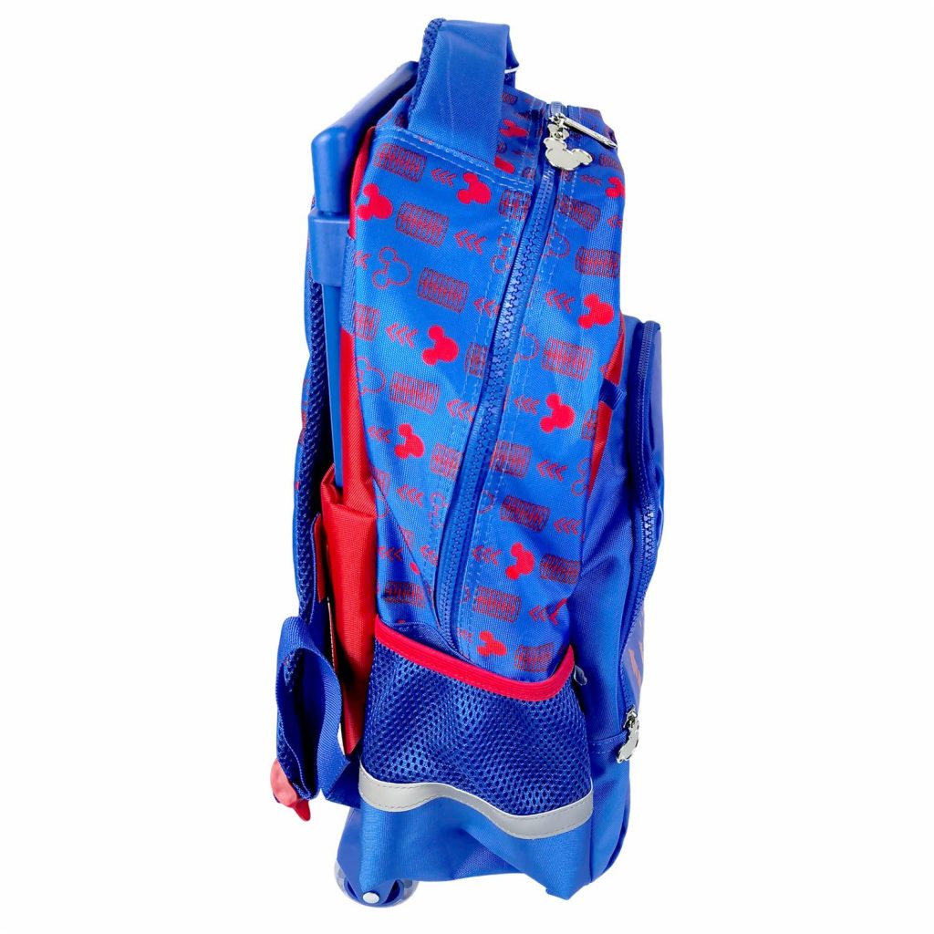 Mochila Escolar Trolley Para Niño Diseño Mickey PRIMAVERA 16" - Supermaxi