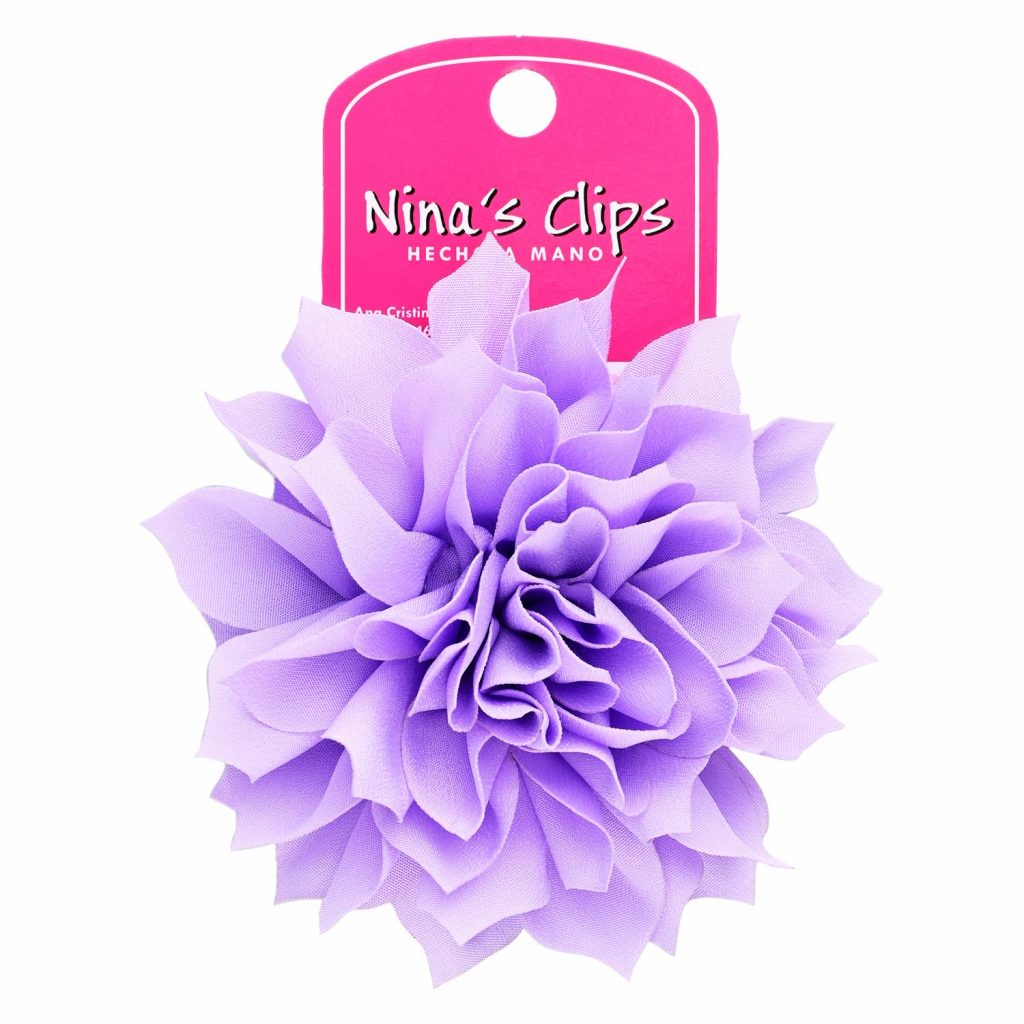 Vincha Clip De Flor Grande NINA´S CLIPS Color Beige 4 Uds - Supermaxi