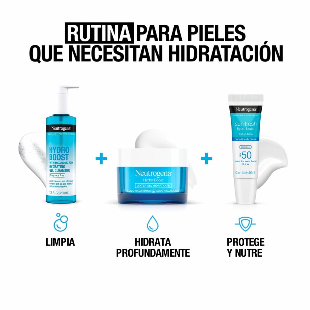Protector Solar Facial Hydro Boost Ácido Hialurónico Sin Color FPS 50 ...