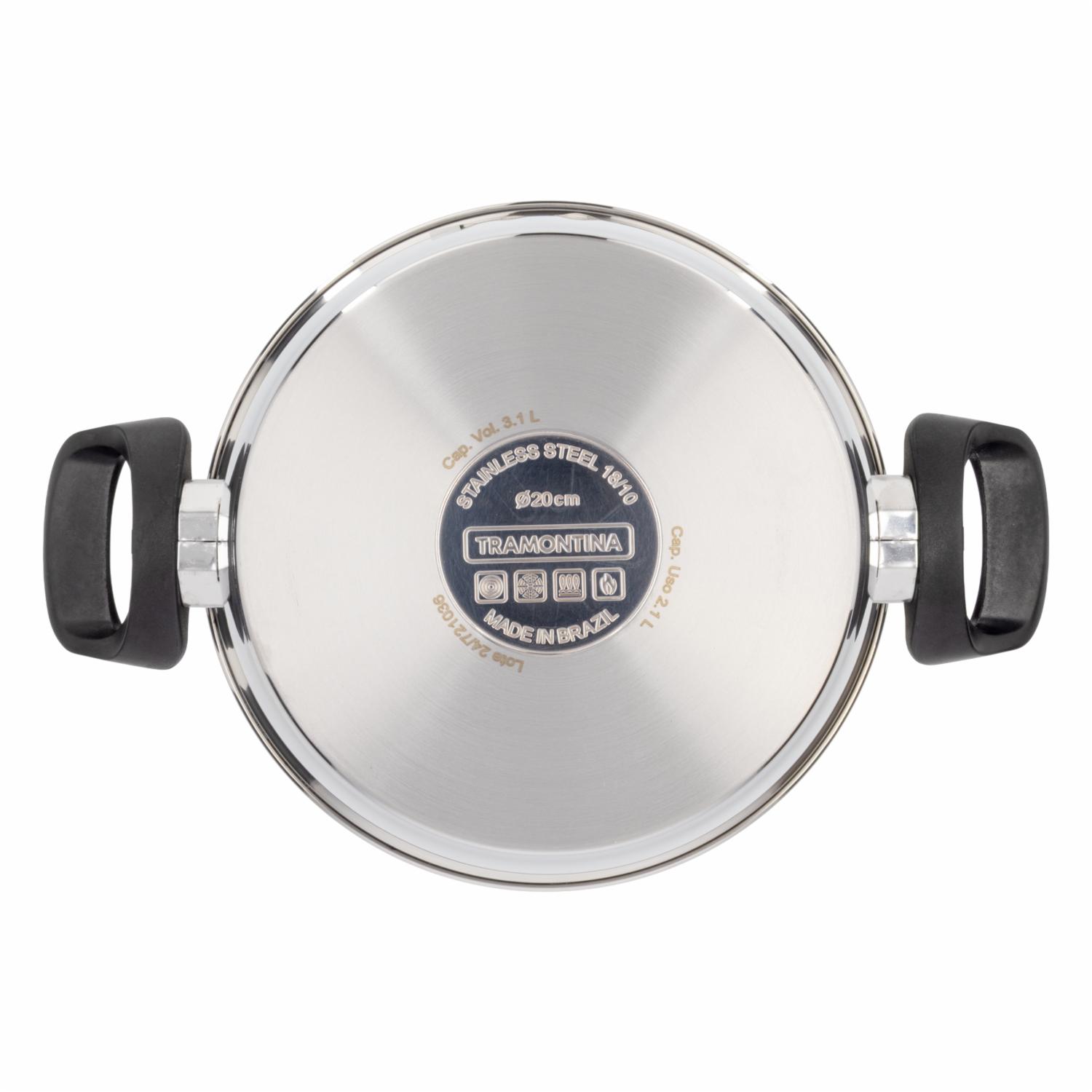 Olla De Inducción Profunda Modelo Alegra TRAMONTINA 20 Cm - Supermaxi