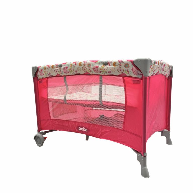 Corral Cuna Rosado PEKE Grande - Supermaxi